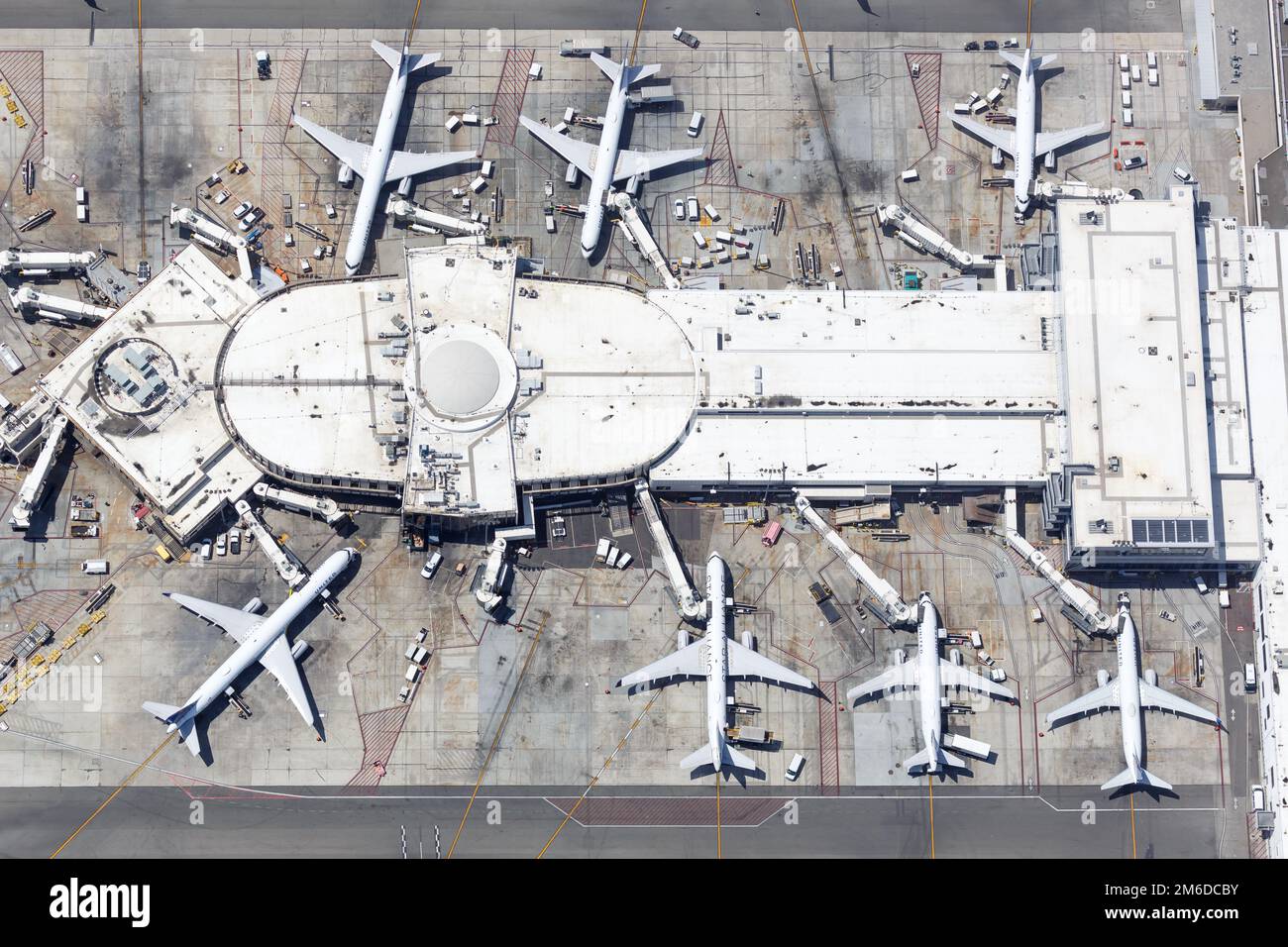Los angeles airport aerial hi-res stock photography and images - Alamy