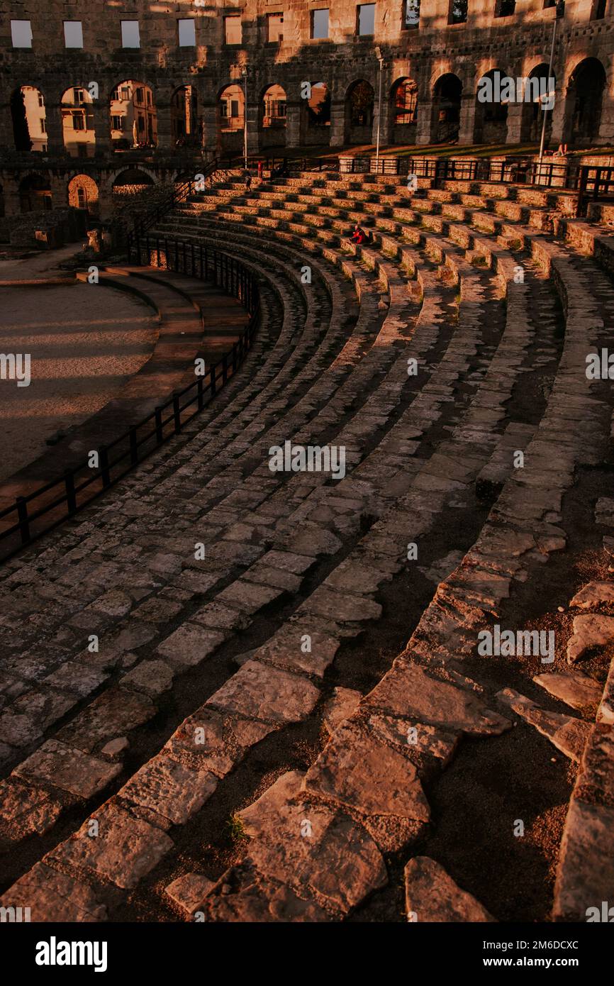 Old architecture from a ancient city of Croatia Stock Photo - Alamy