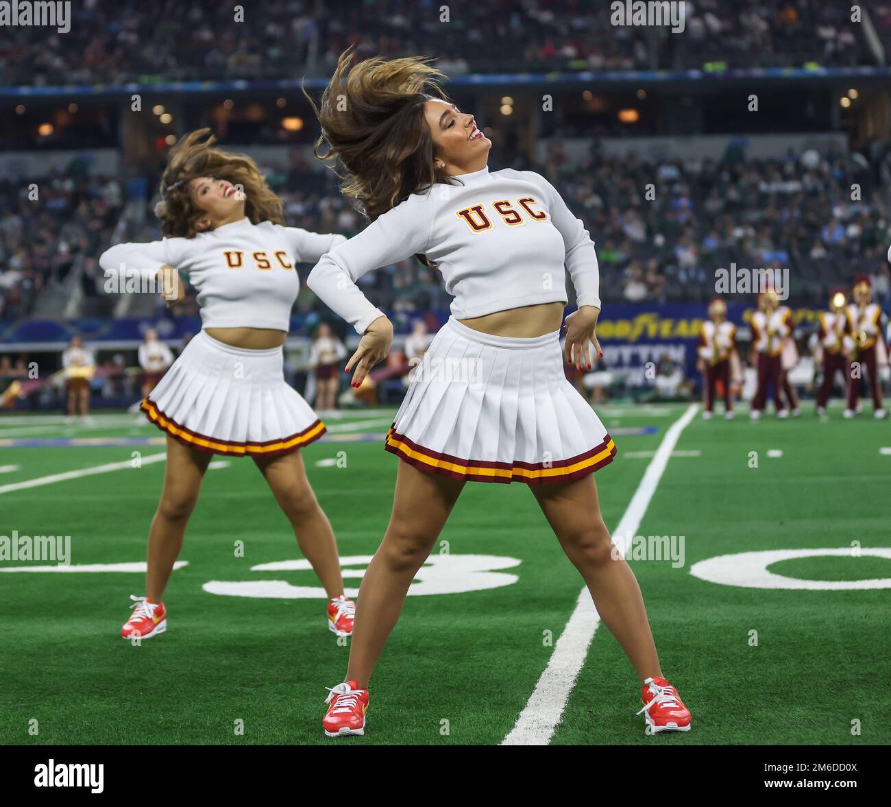 Arlington, TX, USA. 2nd Jan, 2023. A USC Song Girl performs during the ...