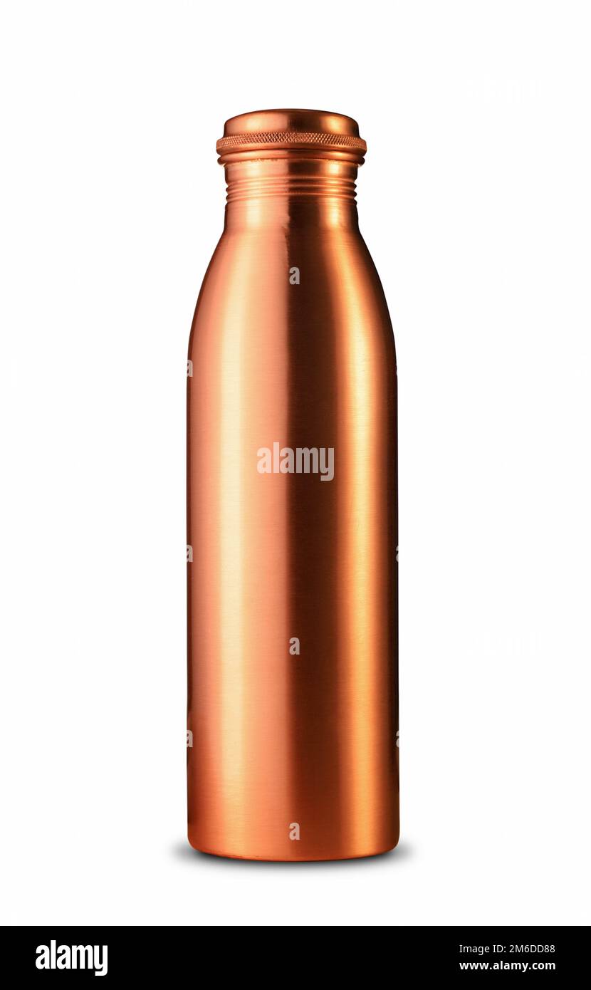 Traditional Indian Copper Mineral Water Bottle Stock Photo - Alamy