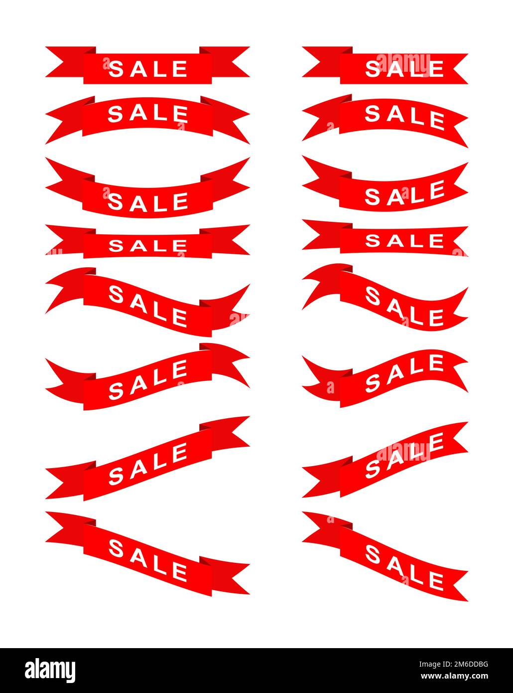 Red modern shapes Cut Out Stock Images & Pictures - Alamy