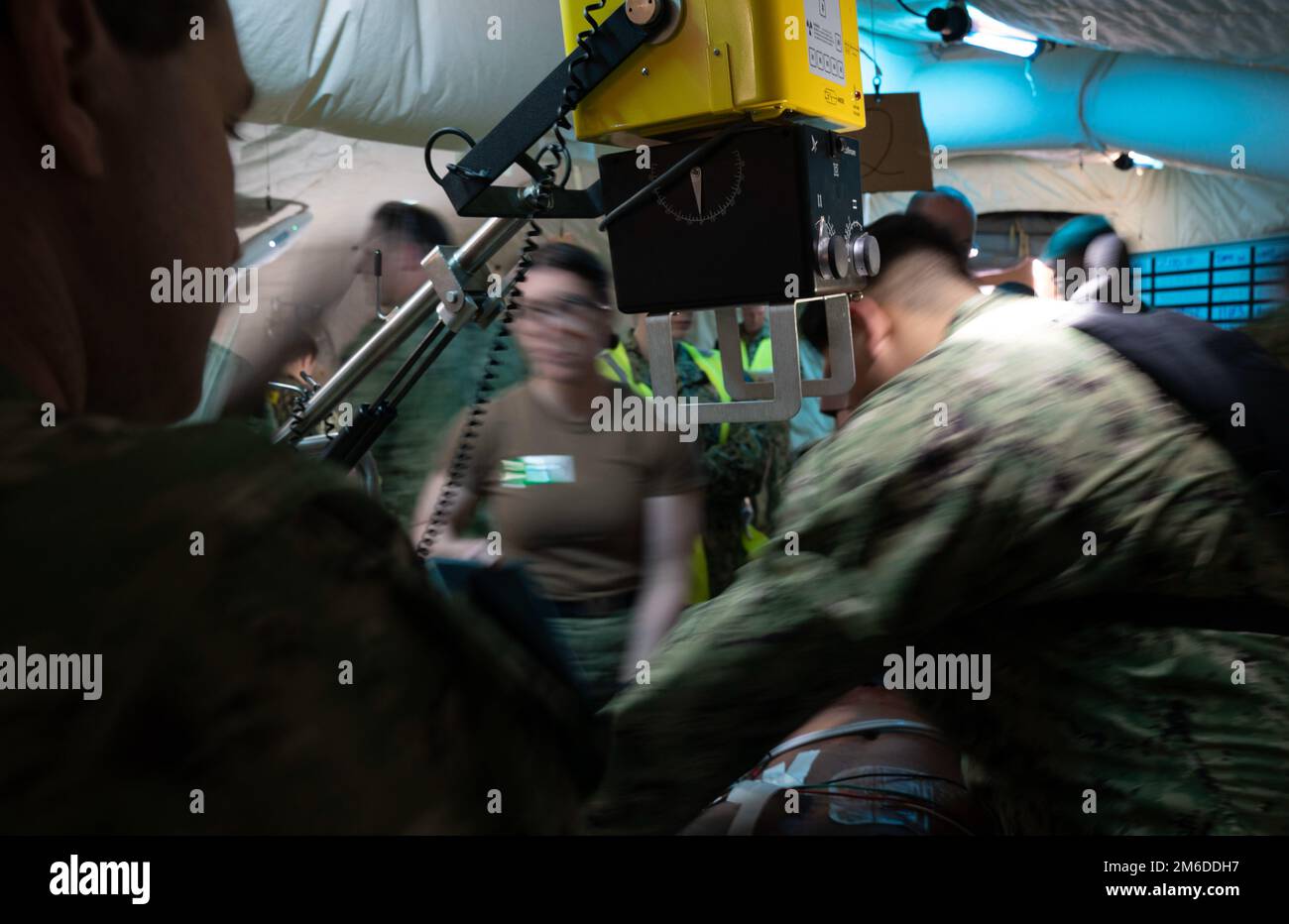 CAMP PENDLETON, Calif. (Apr. 24, 2022) - Medical personnel, assigned to ...