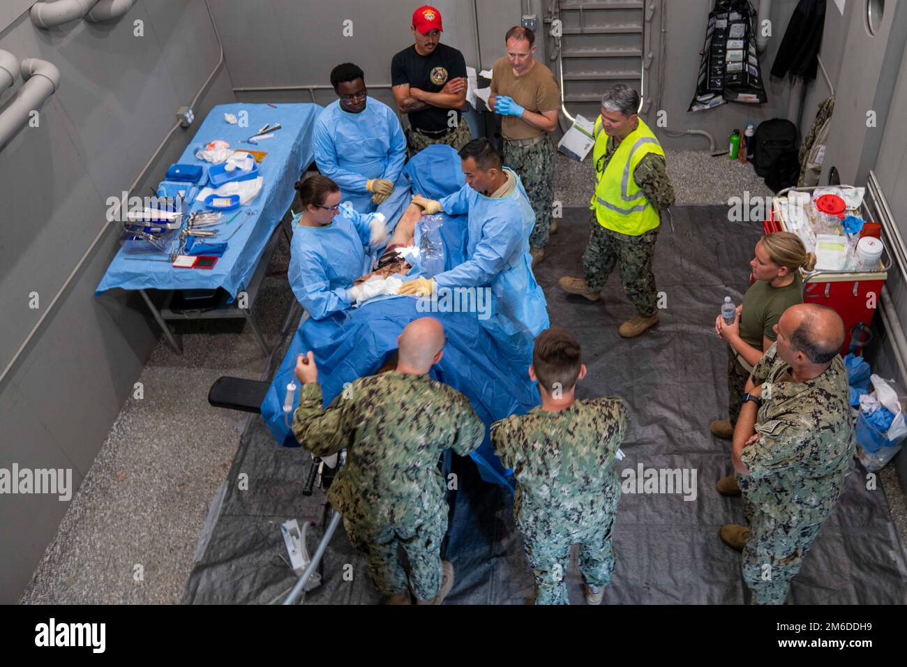 CAMP PENDLETON, Calif. (Apr. 24, 2022) - Medical personnel, assigned to ...
