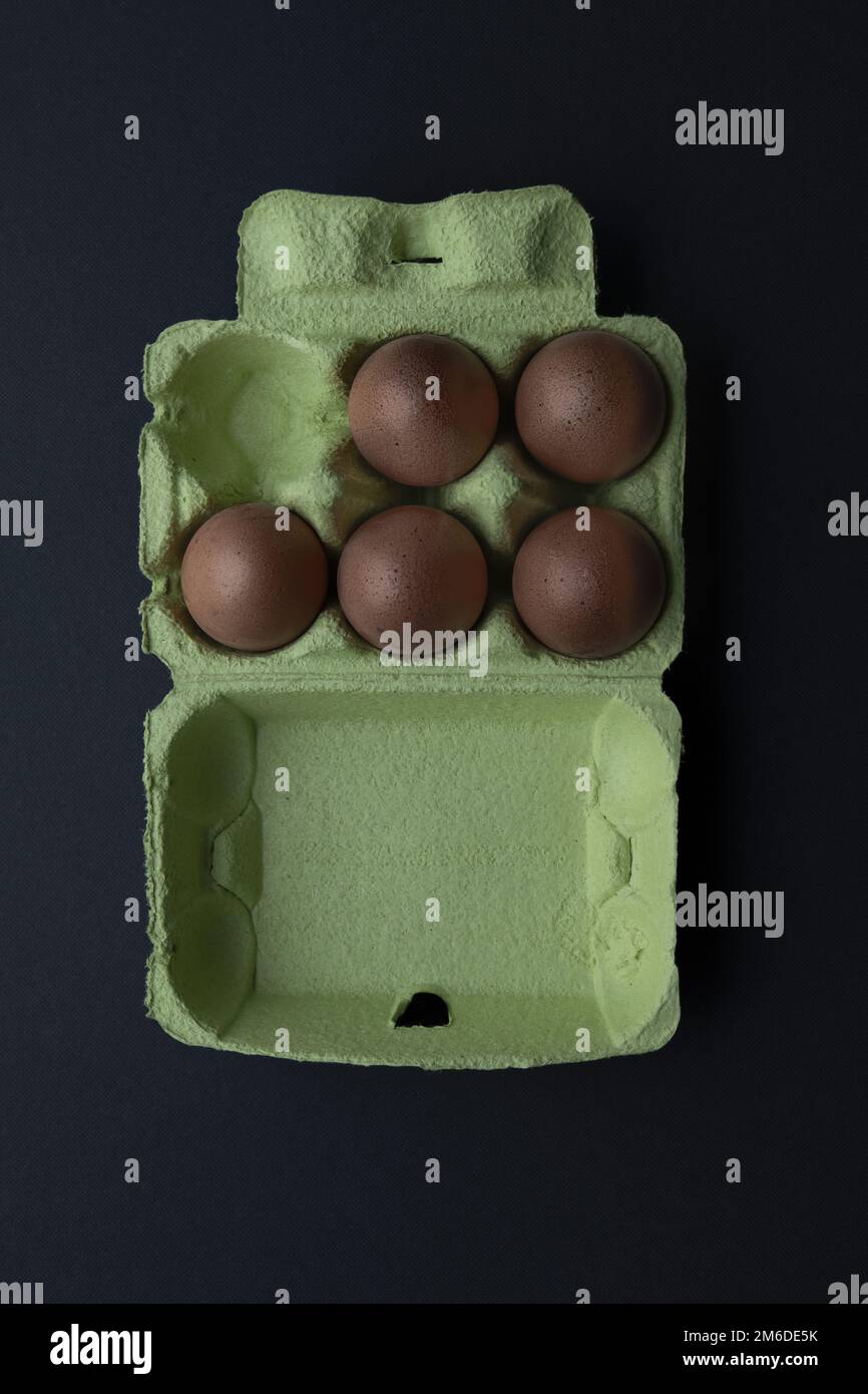 Cardboard carton eggs hi-res stock photography and images - Alamy