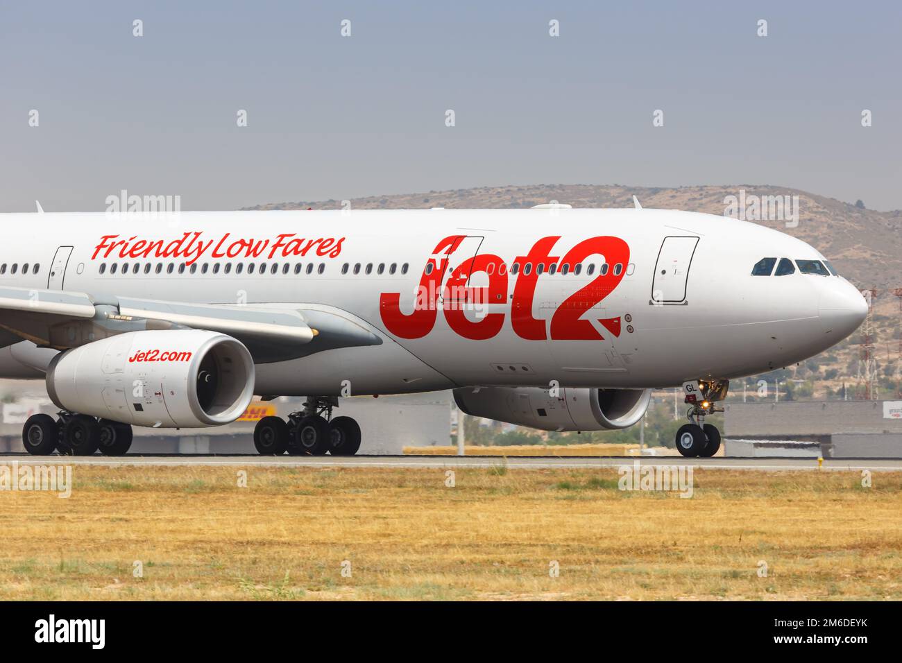 Jet2 Airbus A330 airplane Alicante airport Stock Photo - Alamy
