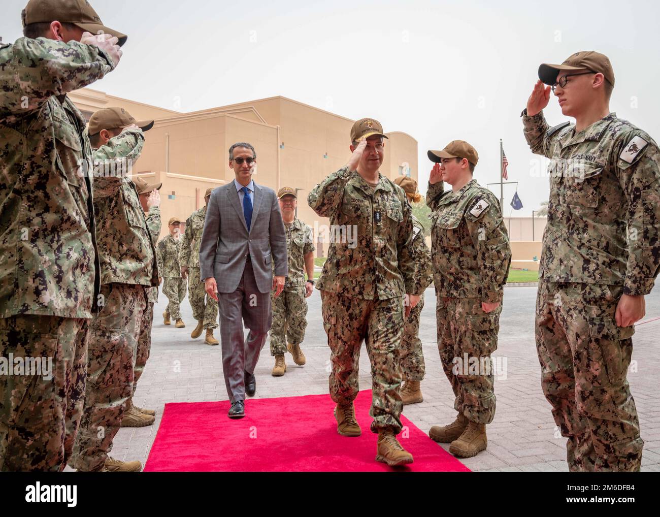 220425-N-OC333-1010 MANAMA, Bahrain (April 25, 2022) Vice Adm. Brad ...