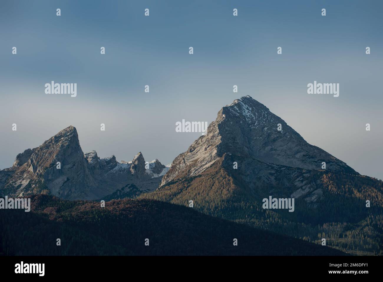 High mountain Watzmann in Germany - Bayern Stock Photo - Alamy