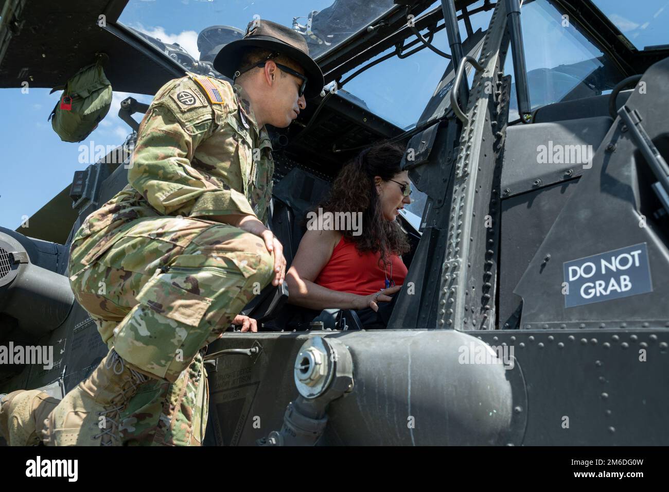 U.S. Army Chief Warrant Officer 2 Albert Cruz, an AH-64 Apache ...