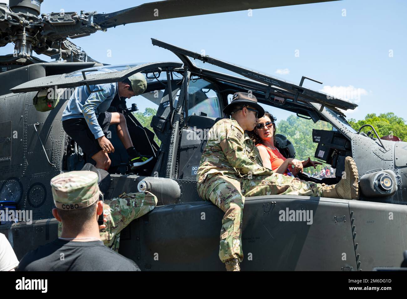 U.S. Army Chief Warrant Officer 2 Albert Cruz, an AH-64 Apache ...