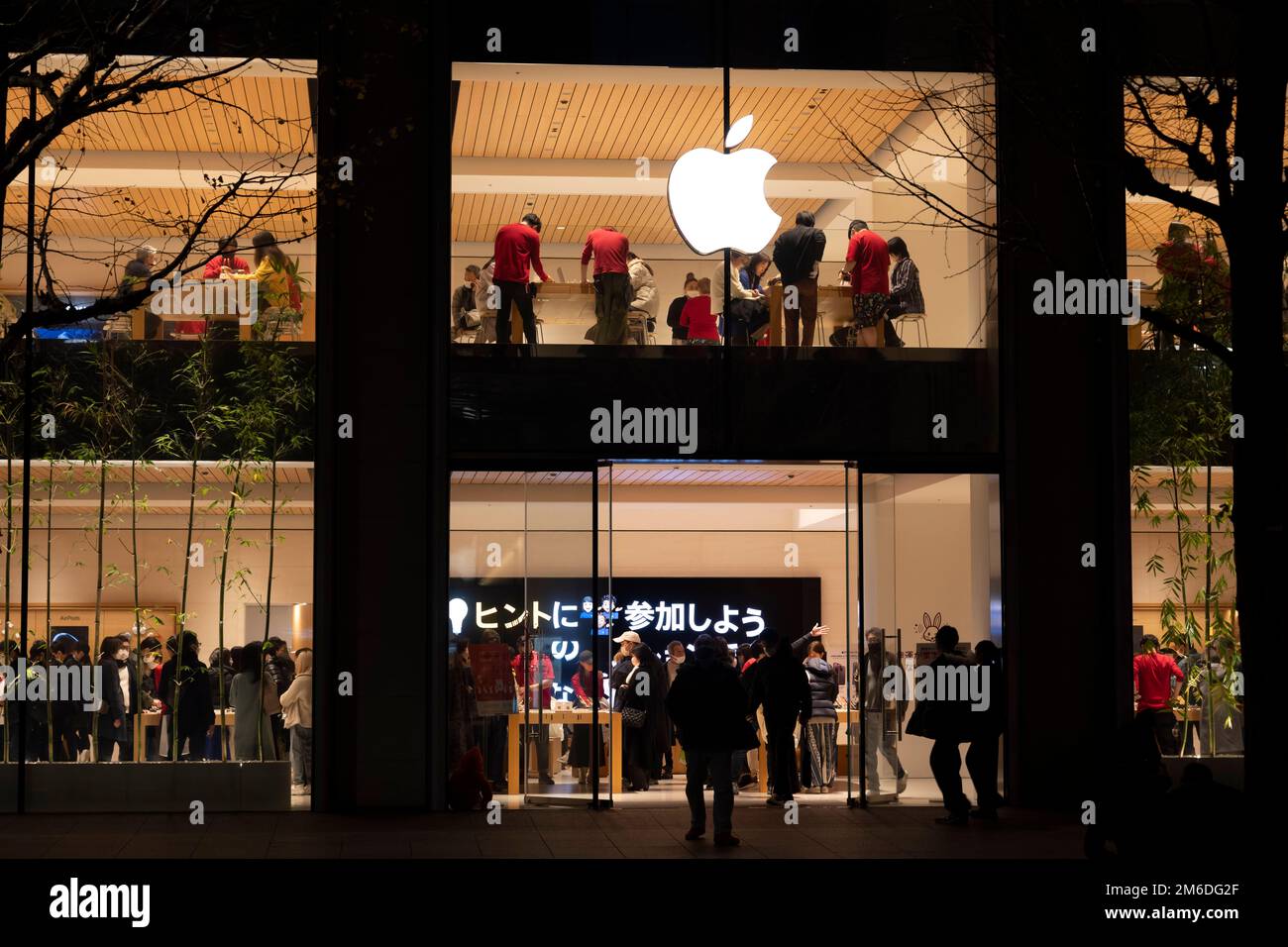 Tokyo, Japan. 3rd Jan, 2023. An Apple Store across from Tokyo Station ...