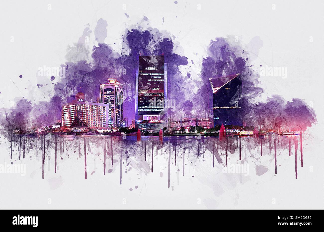 Dubai art painting hi-res stock photography and images - Alamy