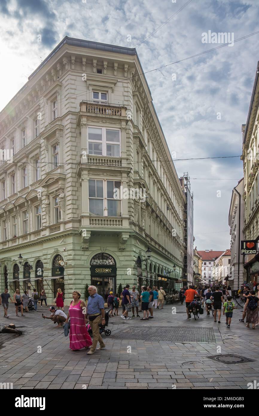 European colorful old house hi-res stock photography and images - Alamy