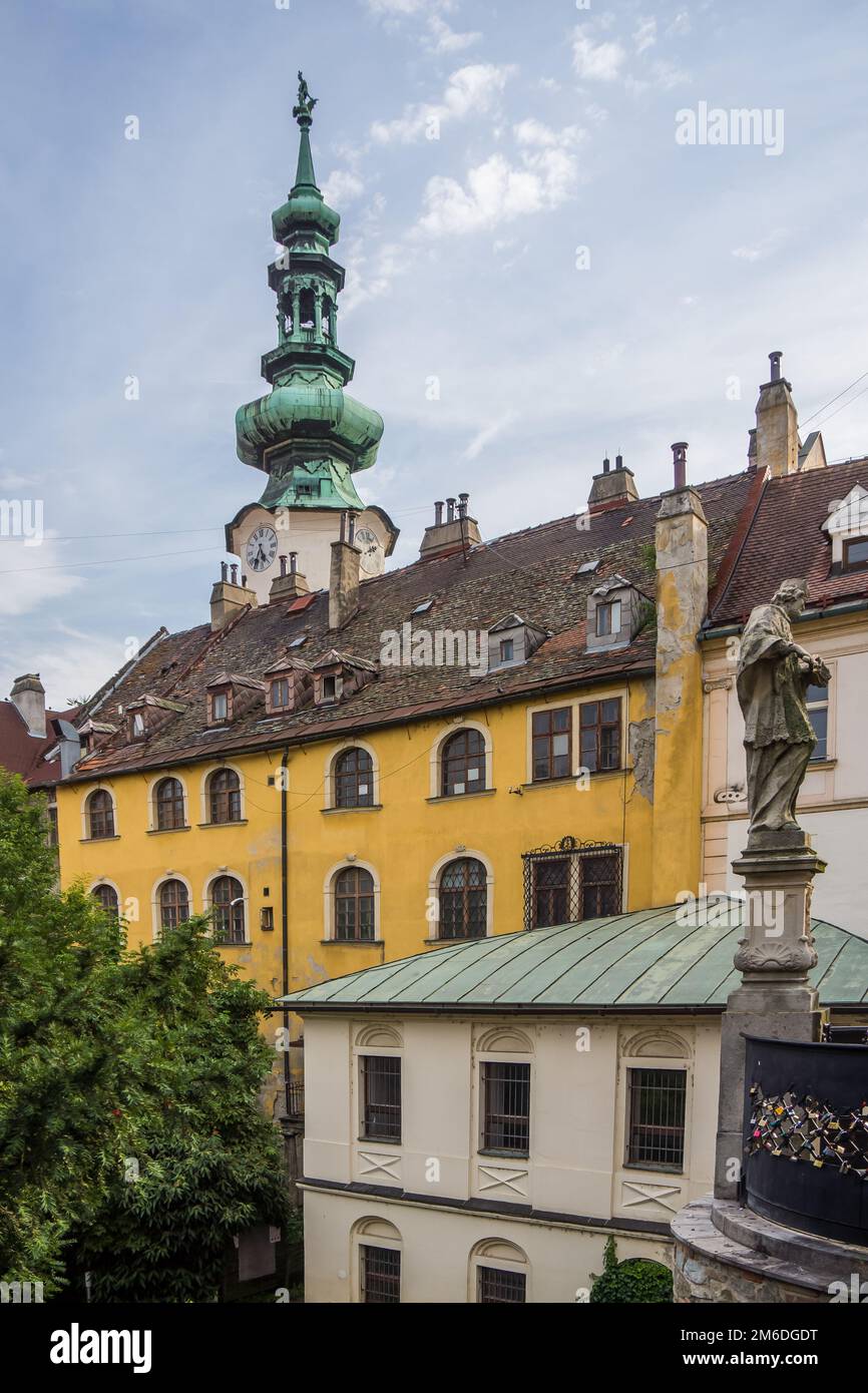 Medieval Michael's Gate in bratislava center Stock Photo - Alamy