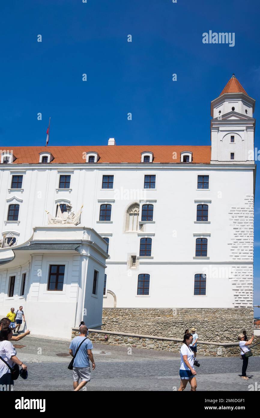 Famous Bratislava Castle in capital of Slovakia Stock Photo - Alamy