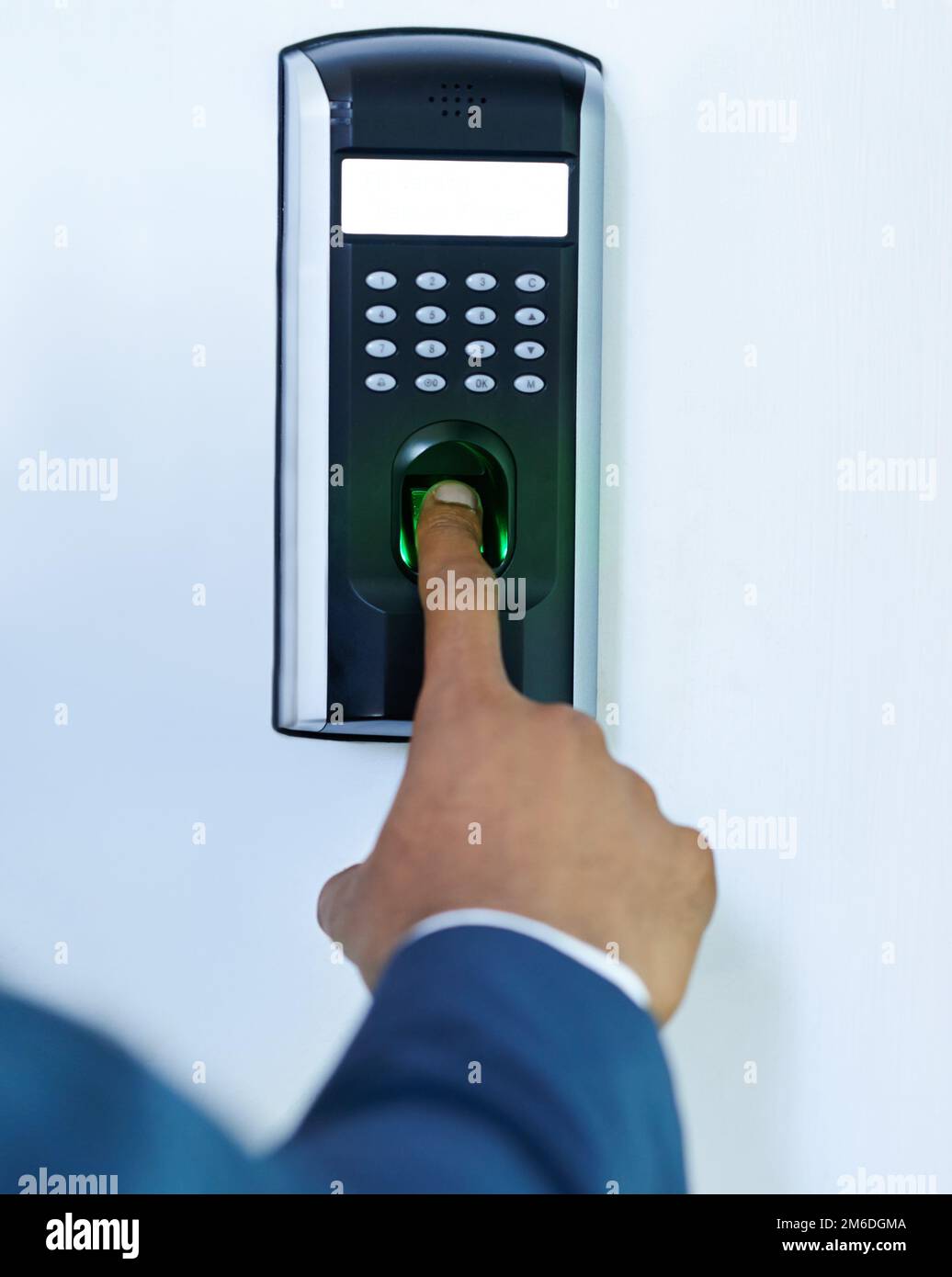 Gaining access. A cropped rear view of a young african american ...