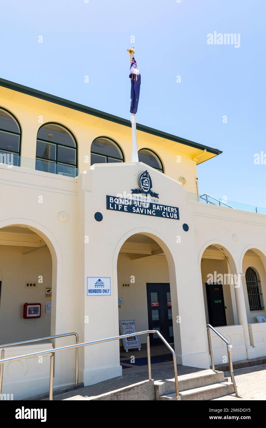 Bondi Surf Bathers surf life saving club at Bondi Beach,Sydney,NSW ...
