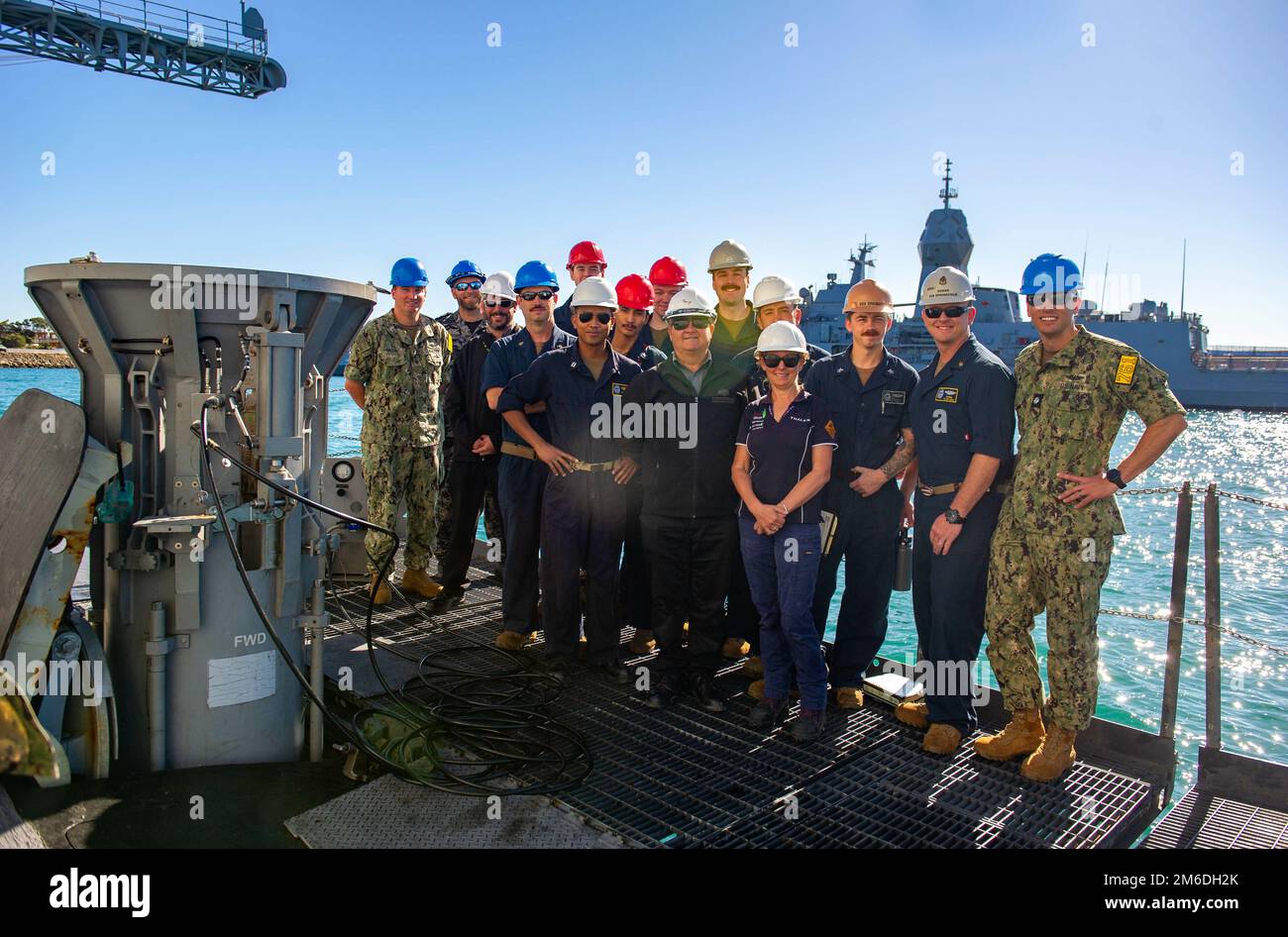 PERTH, Australia (April 24, 2022) – Sailors assigned to the Emory S ...