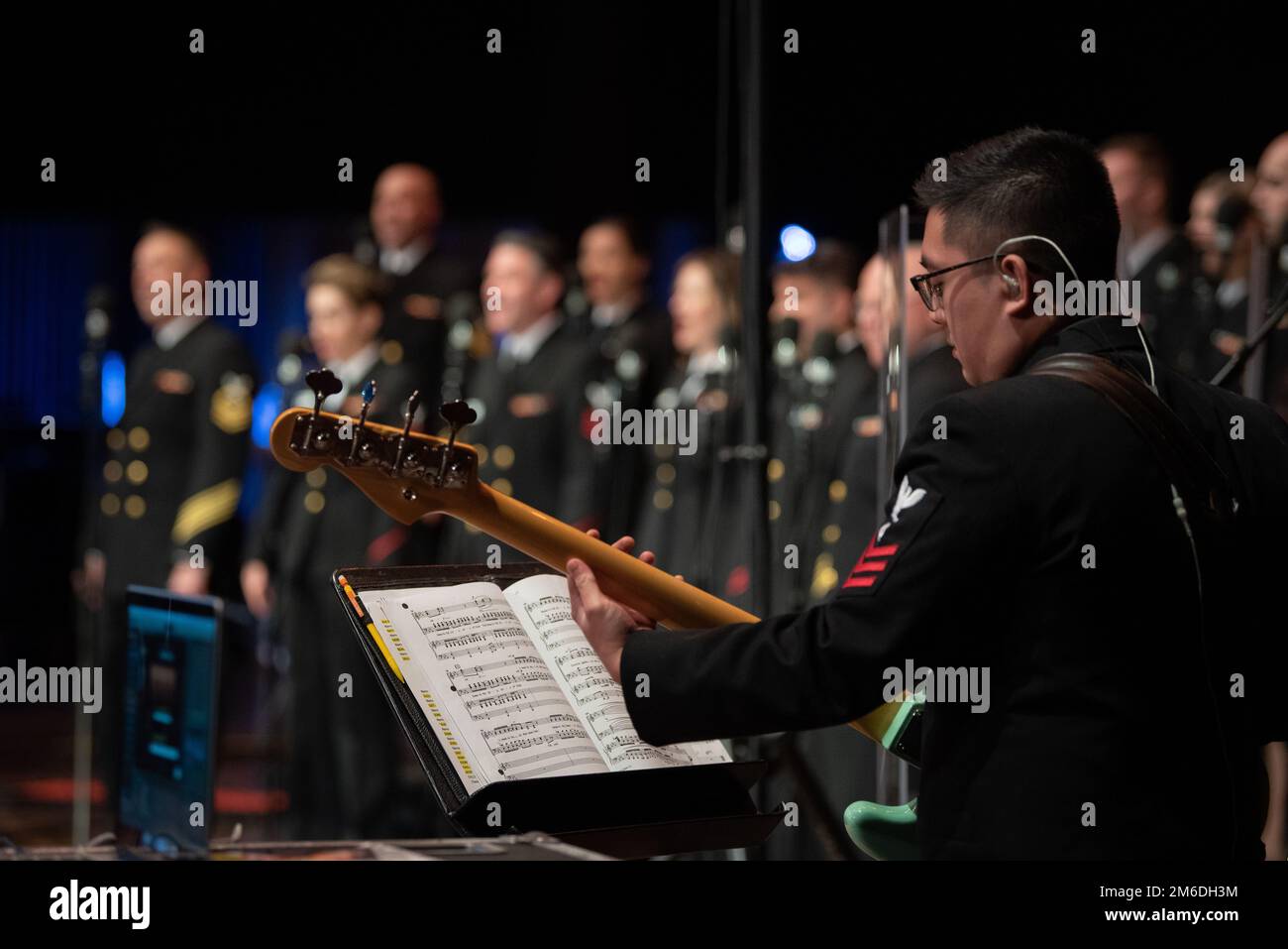 DAYTON, Ohio (April 25, 2022) Musician 1st Class Grant Le, from Hanover ...