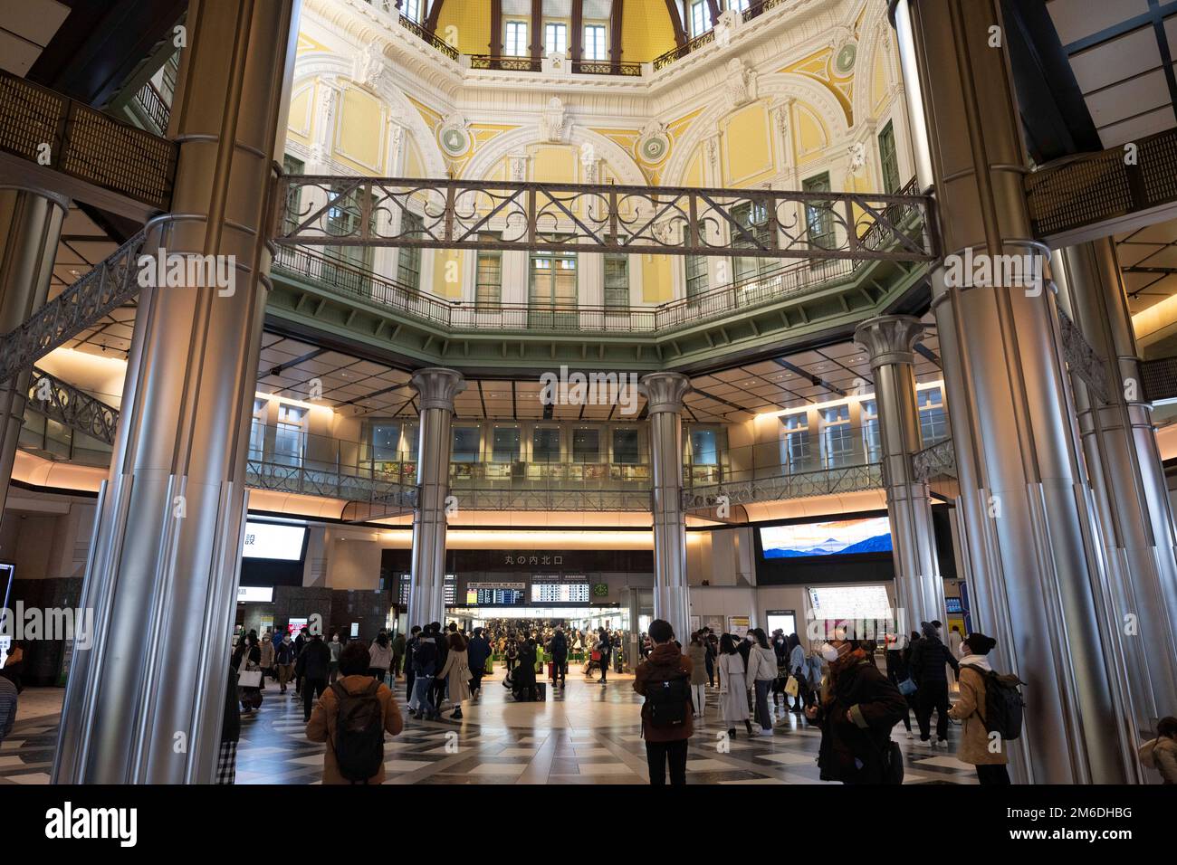 Tokyo, Japan. 3rd Jan, 2023. Interior photos of Tokyo Station (æ ±äº¬é ...