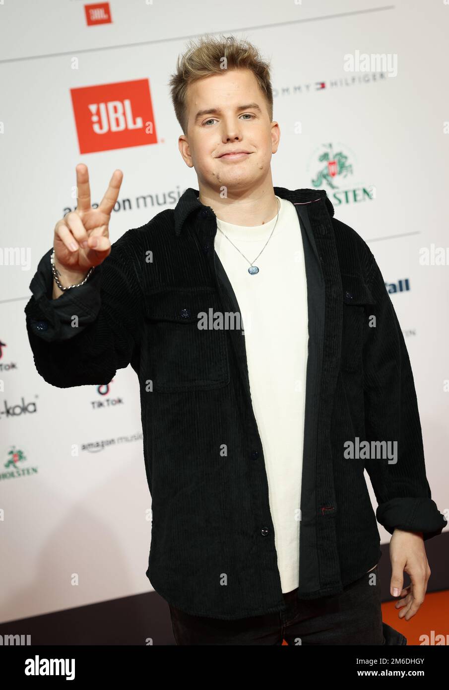 Hamburg, Germany. 03rd Jan, 2023. Kayef, rapper and singer, stands on ...