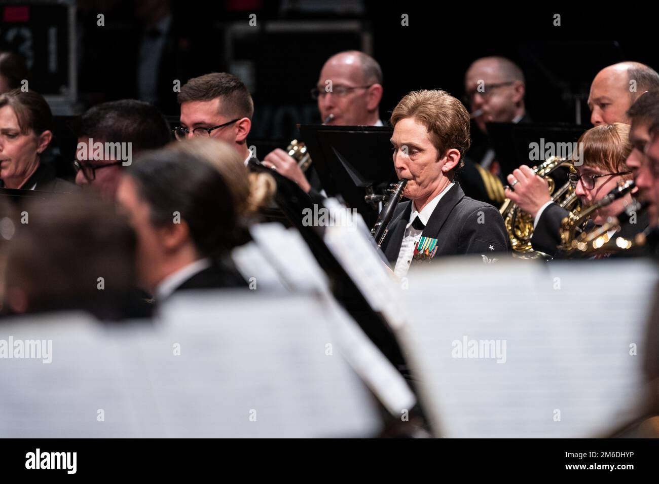 CRYSTAL LAKE, Ill. (April 25, 2022) Senior Chief Musician Dawn Henry ...