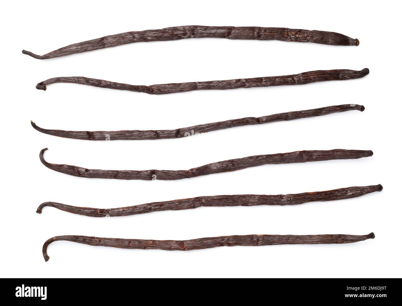 Vanilla Sticks Isolated On White Background Stock Photo - Alamy