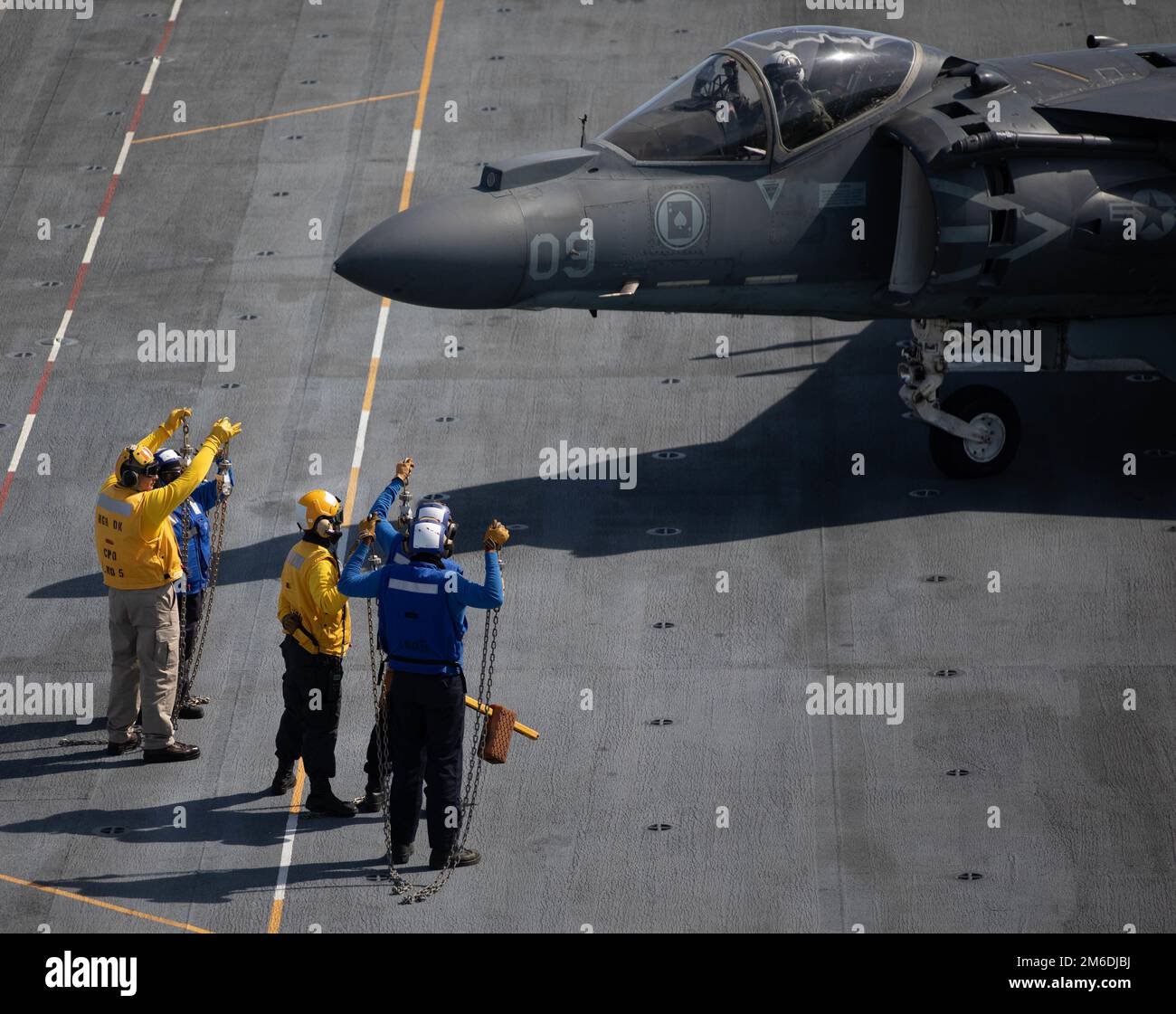 Ship hand signals hi-res stock photography and images - Alamy