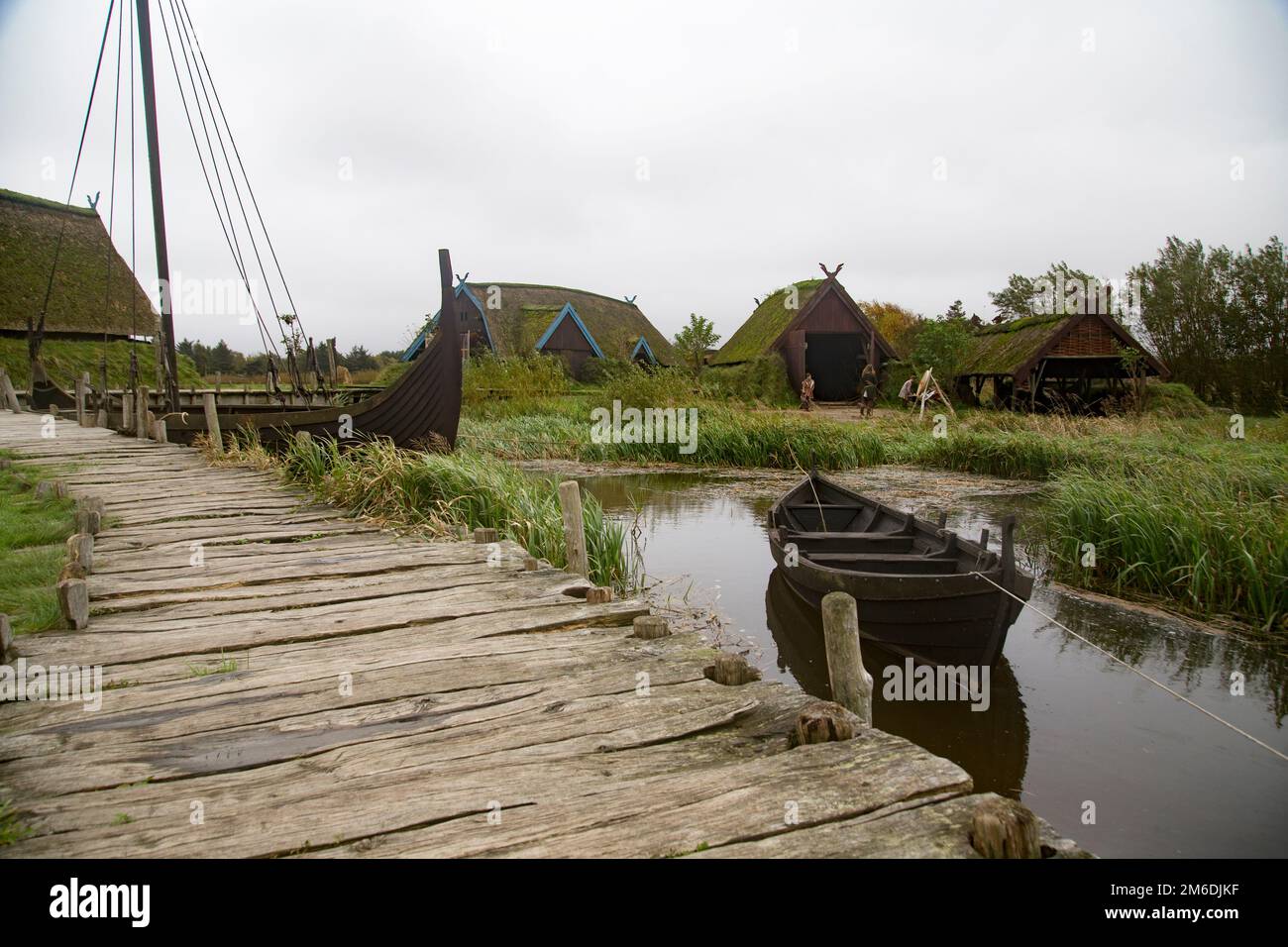 The Viking Village Stock Photo - Alamy