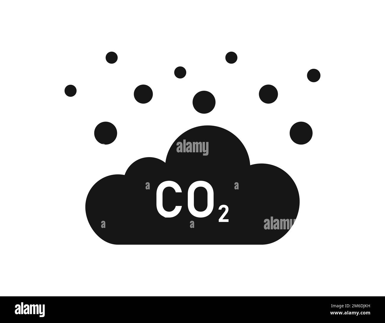 Co2 icon dioxide formula symbol Cut Out Stock Images & Pictures - Alamy