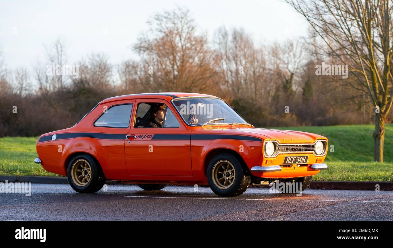1970 classic Ford Escort Mexico car Stock Photo - Alamy