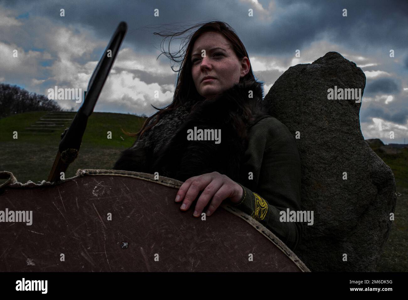 The female Viking warrior Stock Photo - Alamy