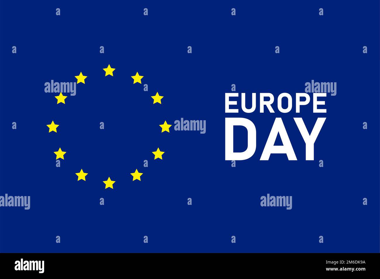 Europe holiday. Day of Europe. Banner or poster celebration design ...
