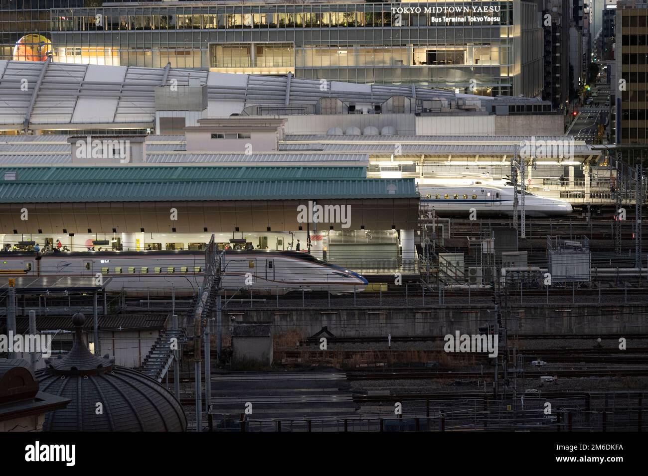 Tokyo, Japan. 3rd Jan, 2023. Tokyo Station (æ ±äº¬é§…), the central ...