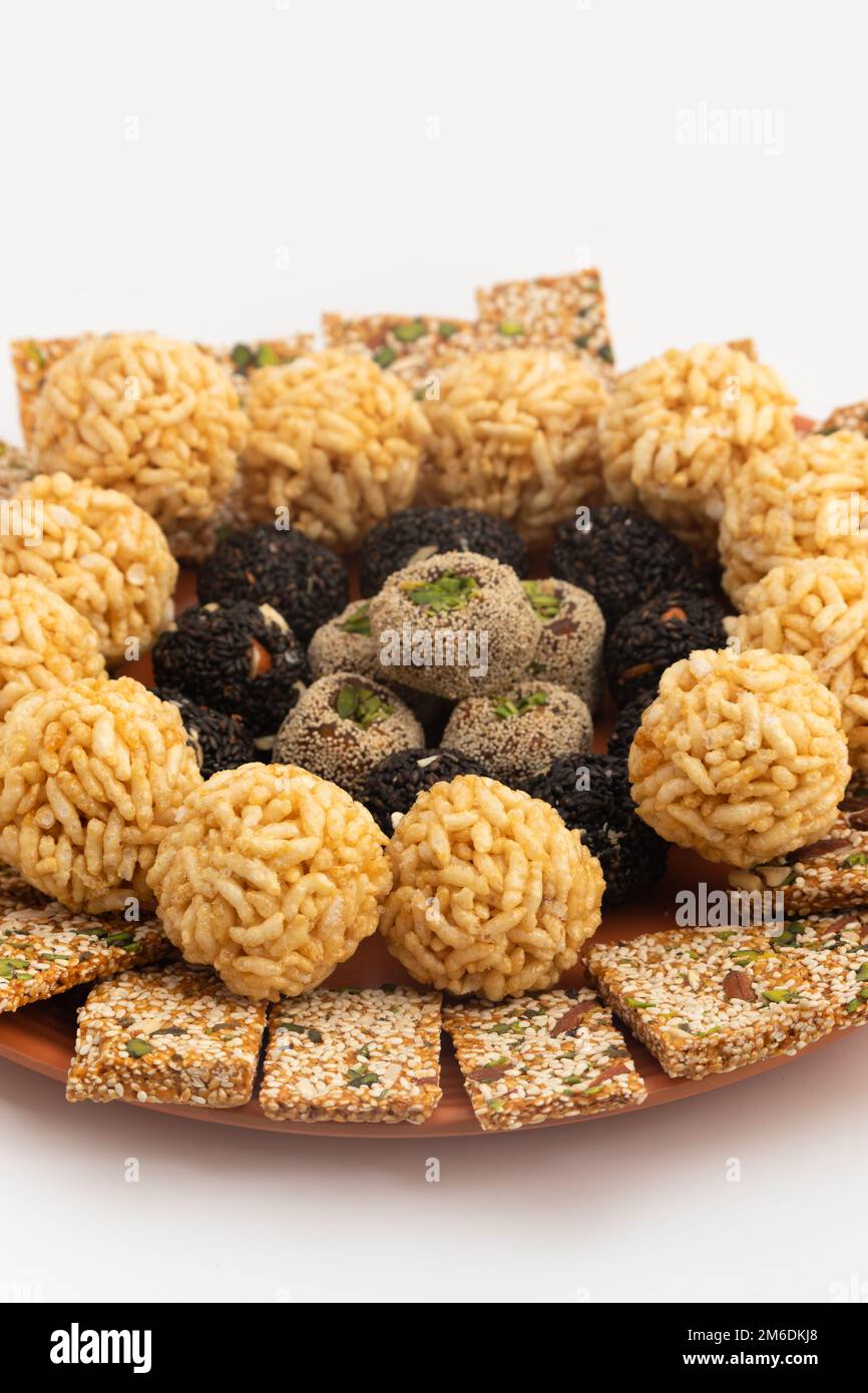 Gajak Mithai, Pista Gazak, Til Patti Or Papdi, Til Laddu Or Ladoo ...