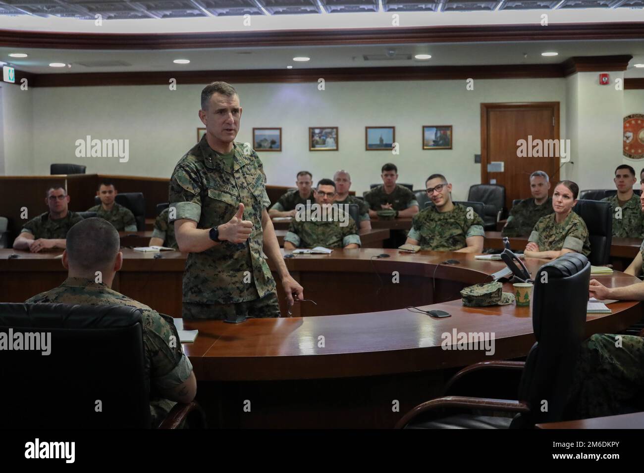 U.S. Marine Corps Maj. Gen. Donovan, the commander of Task Force 61/2 ...