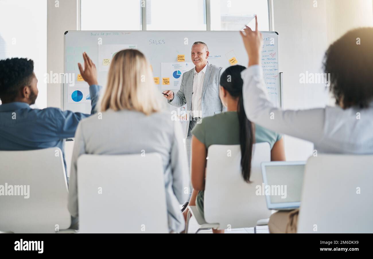 Business meeting presentation questions hi-res stock photography and ...