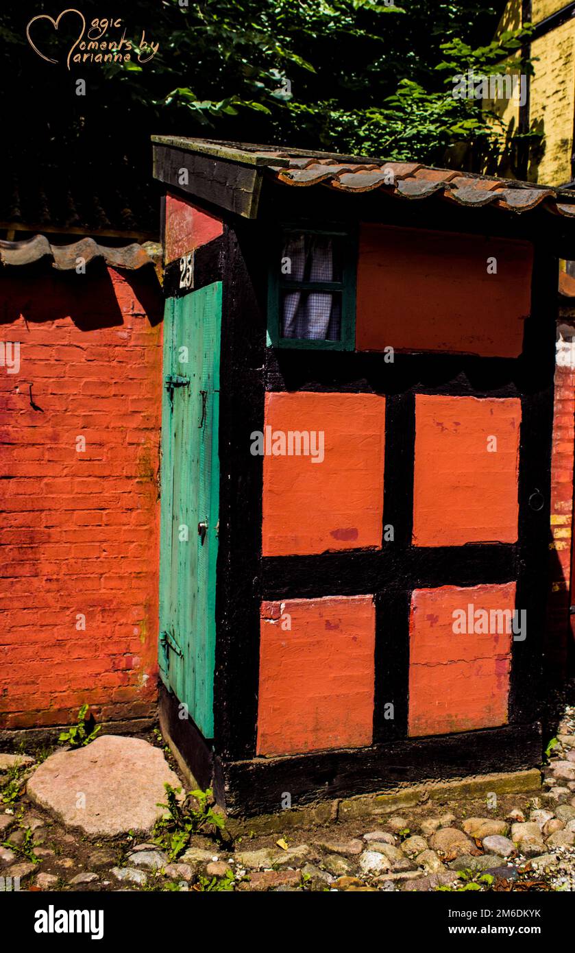 The old toilet house Stock Photo - Alamy