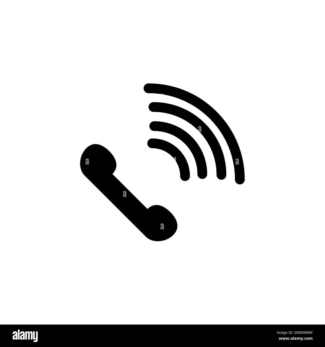 Vector icon phone call or networking flat design Stock Photo - Alamy