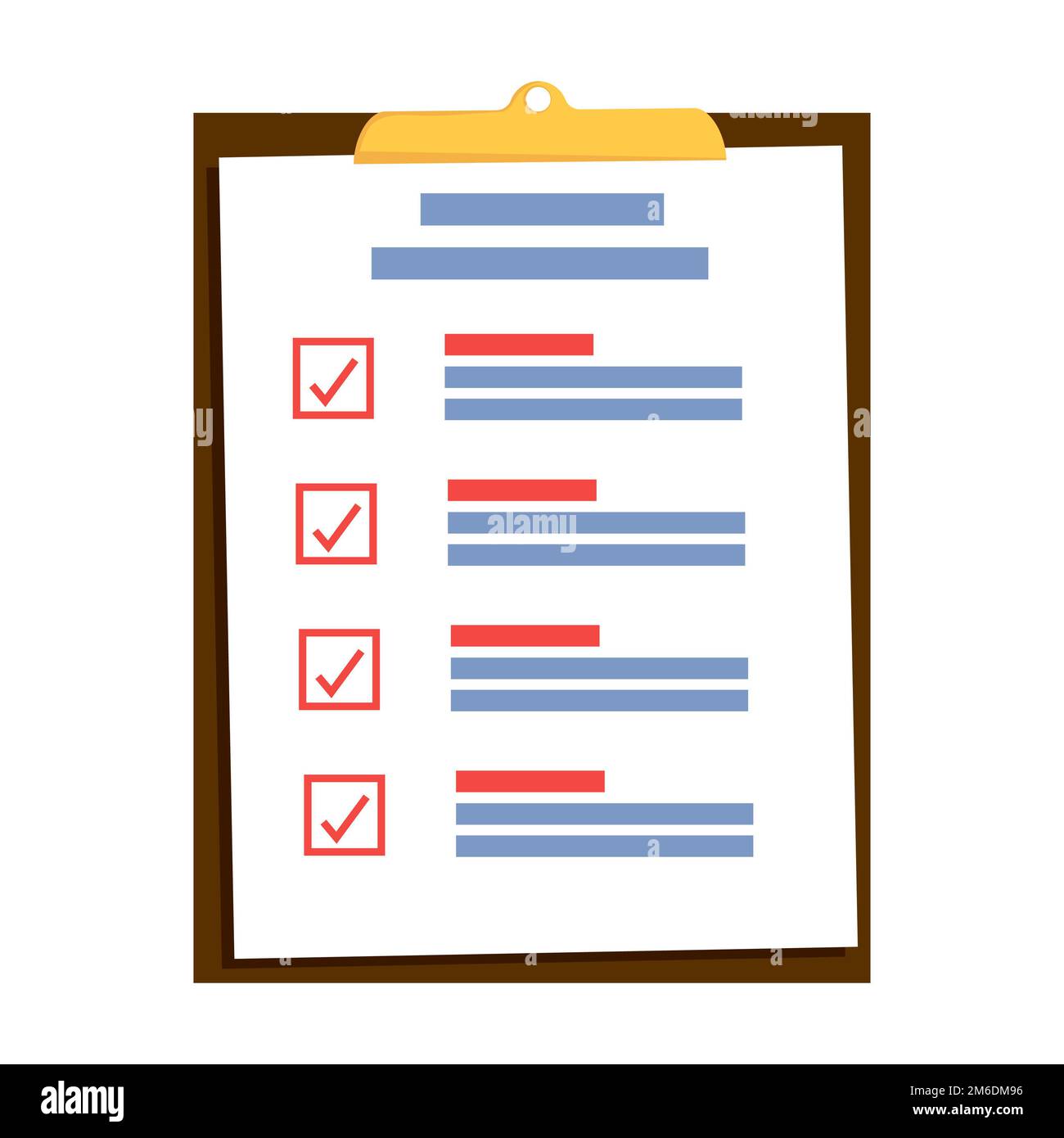 Clipboardpaperillustration hi-res stock photography and images - Alamy