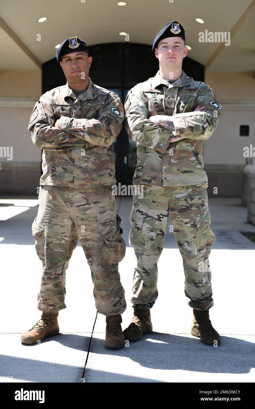 U.S. Air Force Tech. Sgt. Urich Garcia and U.S. Air Force Staff Sgt ...
