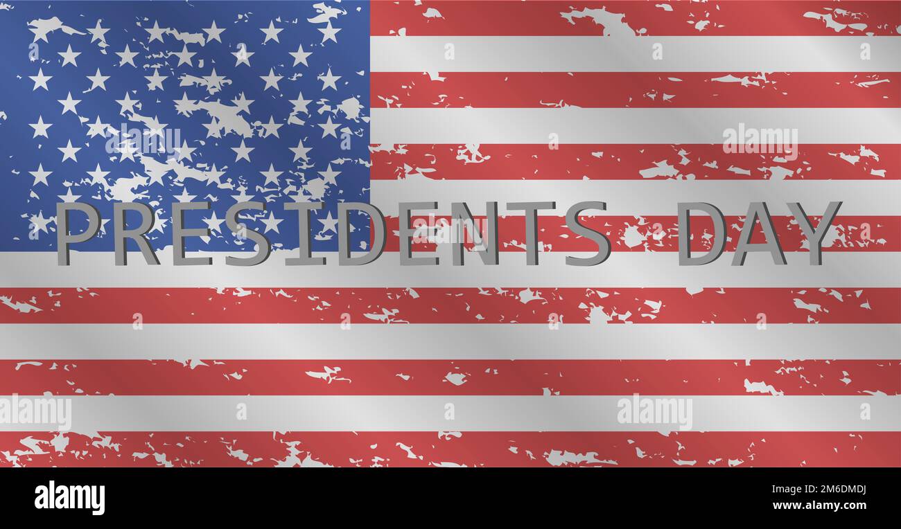 Vector illustration president day celebration democracy banner united ...