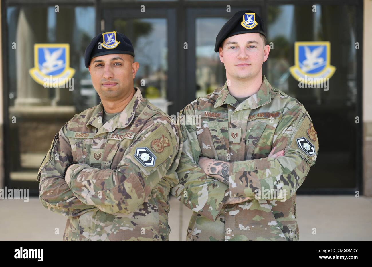 U.S. Air Force Tech. Sgt. Urich Garcia and U.S. Air Force Staff Sgt ...
