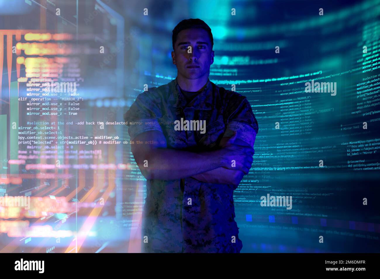 U.S. Marine Sgt Alexander Allen, imagery analysis specialist, with 2d ...