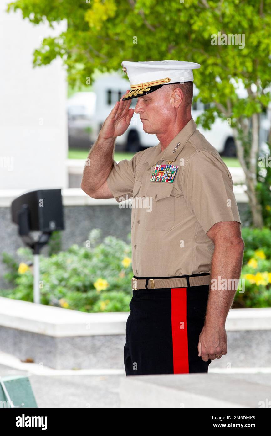U.S. Marine Corps Lt. Gen. Steven R. Rudder, commander, U.S. Marine ...