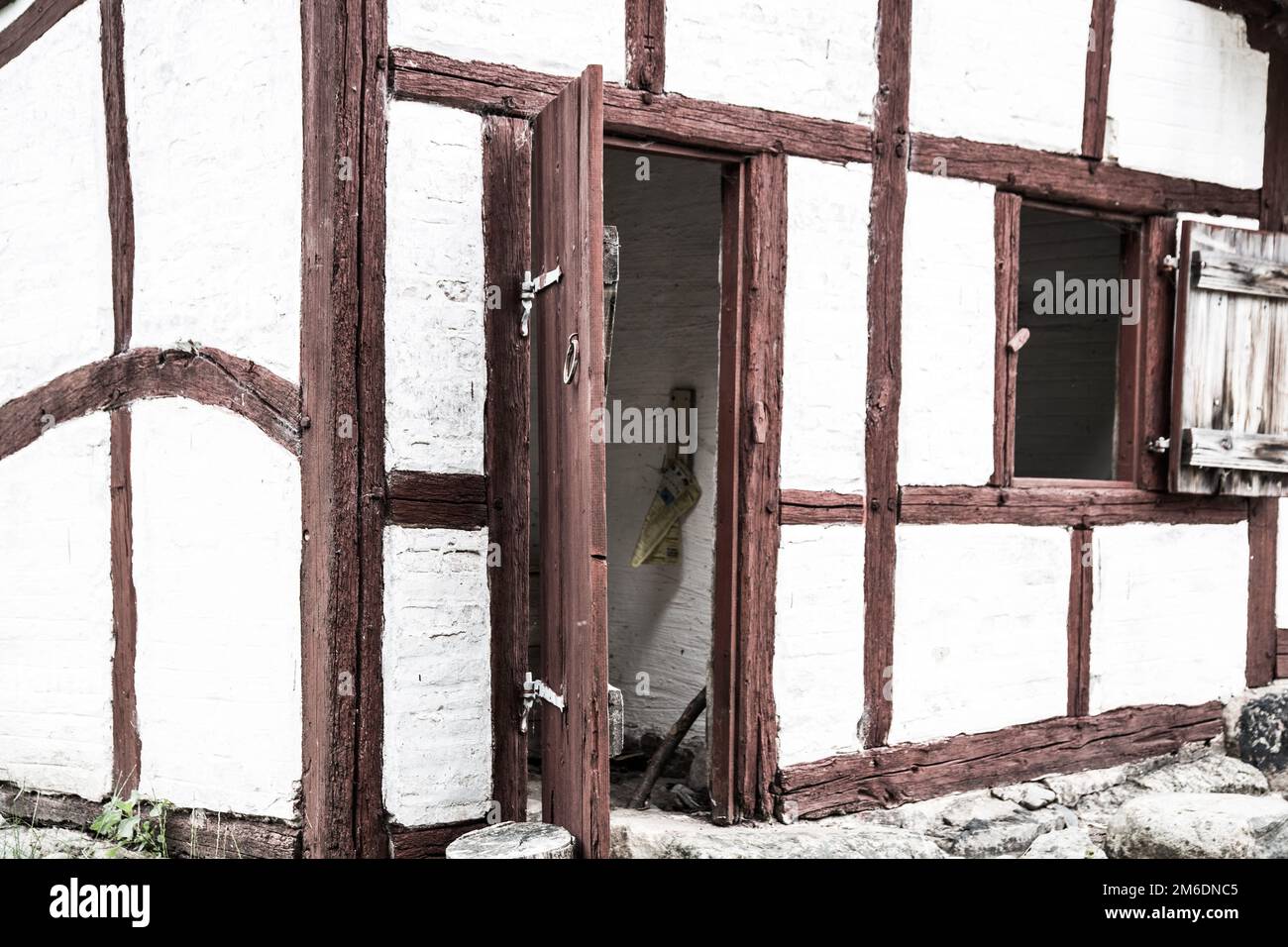 The old toilet building Stock Photo - Alamy