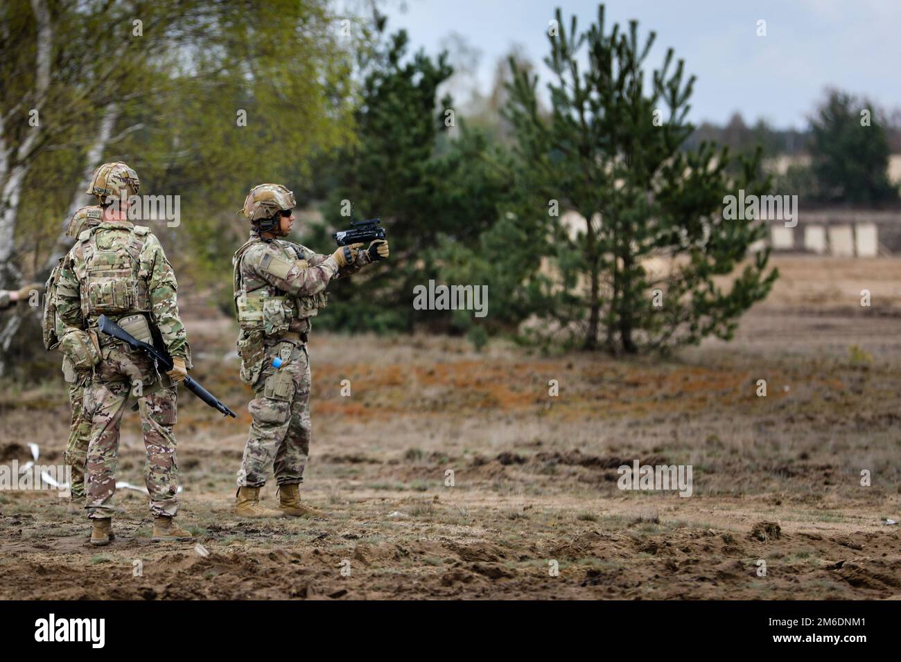 A U.S. Soldier assigned to the 1st Battalion, 8th Infantry Regiment ...