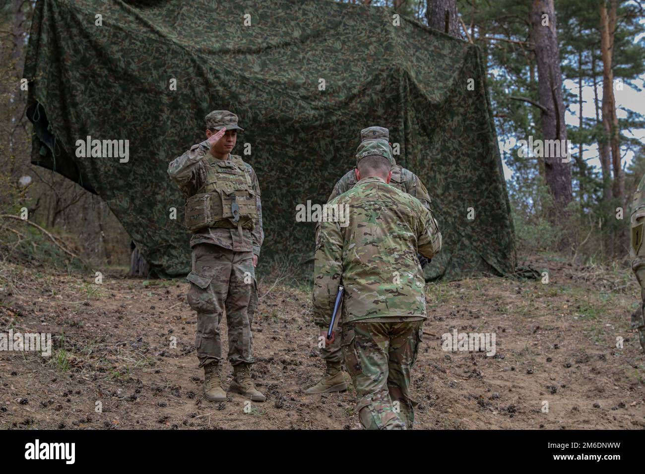U.S. Army Spc. Gustavo Castro, a wheeled vehicle mechanic assigned to ...