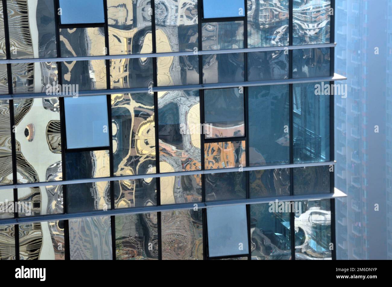 modern architecture with sun reflections Stock Photo - Alamy