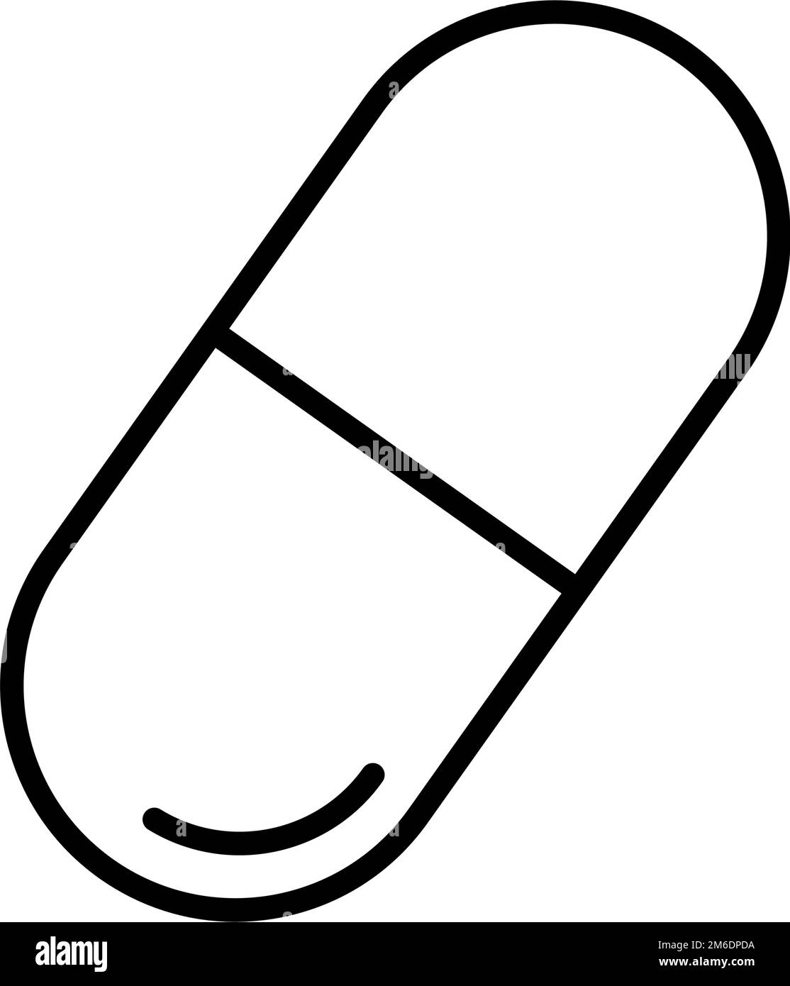 Simple capsule pill icon. Hospital drug. Editable vector Stock Vector ...