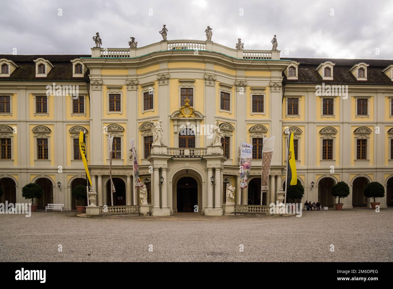Beautiful baroque castle in ludwigsburg Stock Photo - Alamy